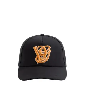 Valentino Garavani Cotton Baseball Cap With Embroidery - Black