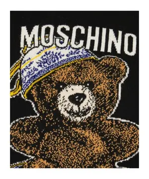 Moschino Long Sleeve Crew Neck Sweater