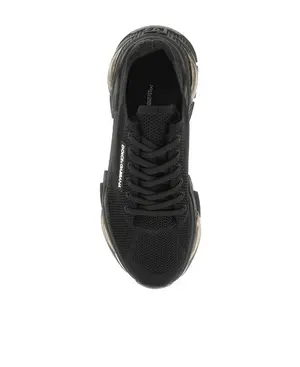 Dolce & Gabbana Stretch-knit Logo Sneakers