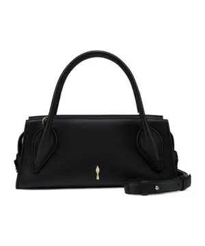 CHRISTIAN LOUBOUTIN Top Handle Shoulder Bag - Black