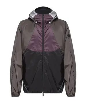 Moncler Color-block Hooded Jacket - Silver