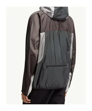 Moncler Color-block Hooded Jacket - Silver
