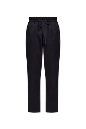 Dolce & Gabbana Drawstring Trousers - Black