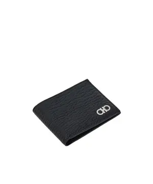 FERRAGAMO Gancini Wallet - Black
