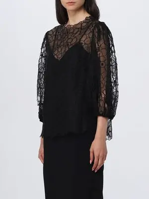 Red Valentino Embroidered Lace Blouse