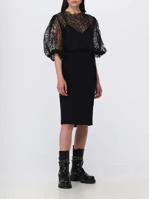 Red Valentino Embroidered Lace Blouse