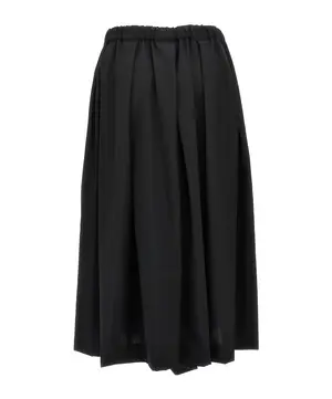 Comme Des Garçons Wide Leg Pleated Trousers