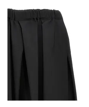 Comme Des Garçons Wide Leg Pleated Trousers