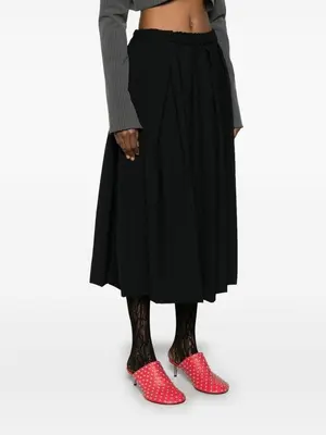Comme Des Garçons Wide Leg Pleated Trousers
