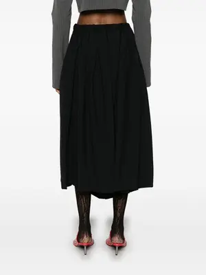 Comme Des Garçons Wide Leg Pleated Trousers
