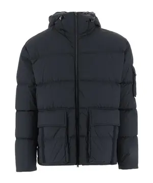Herno Hooded Down Jacket - Black
