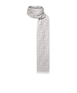 Fendi Ff Jacquard Scarf
