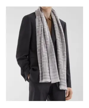 Fendi Ff Jacquard Scarf