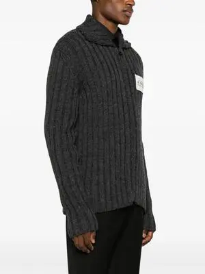 Dolce & Gabbana Zipped Knit Sweater