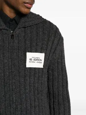 Dolce & Gabbana Zipped Knit Sweater