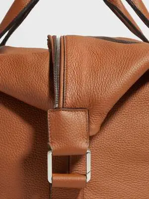 Zegna Deerskin Holdall - Brown