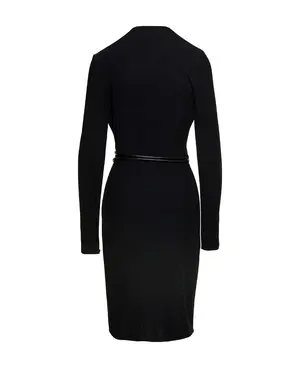 TOM FORD V-neck Belted Wrap Dress
