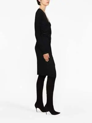TOM FORD V-neck Belted Wrap Dress