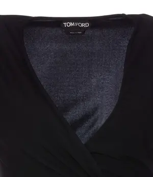 TOM FORD V-neck Belted Wrap Dress
