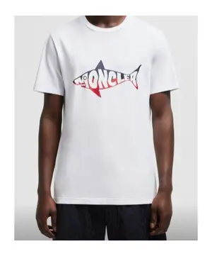 Moncler Shark Logo Cotton T-shirt