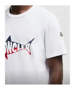 Moncler Shark Logo Cotton T-shirt