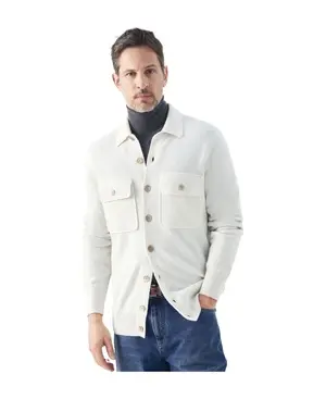 Brunello Cucinelli Cashmere Knitted Cardigan - White