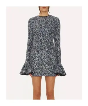ROTATE BY BIRGER CHRISTENSEN Sequin Detailed Mini Dress With Open Back