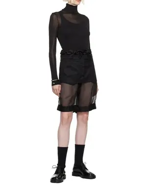 MAISON MARGIELA High Neck Long Sleeve Jumpsuit