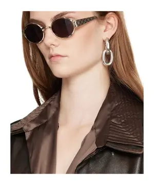 Gucci Oval Frame Sunglasses
