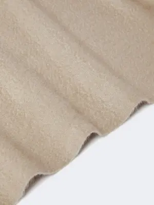 Max Mara Baci Fringed Scarf - Beige