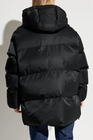 Dsquared2 Logo Printed Quilted Hooded Down Coat