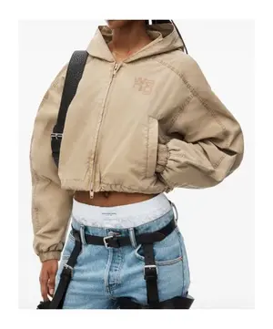 Alexander Wang Zip-up Hooded Jacket