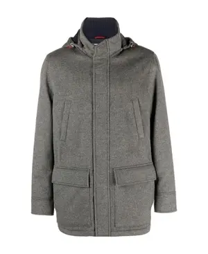 Brunello Cucinelli Zip Up Coats For Men