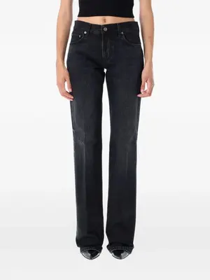 HAIKURE Straight Leg Jeans - Black