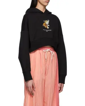 Stella McCartney Cropped Hoodie With Graphic Print