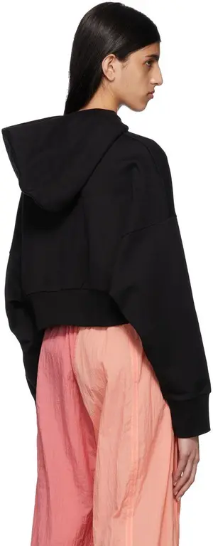 Stella McCartney Cropped Hoodie With Graphic Print