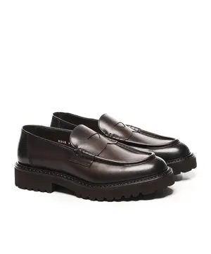 DOUCAL'S Penny Loafers - Dark Brown