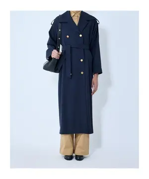Max Mara Double-breasted Belted Coat
