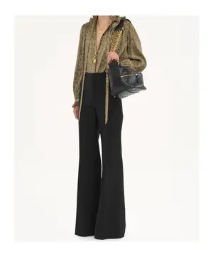 Chloé Flared Tailored Trousers - Black