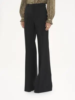 Chloé Flared Tailored Trousers - Black