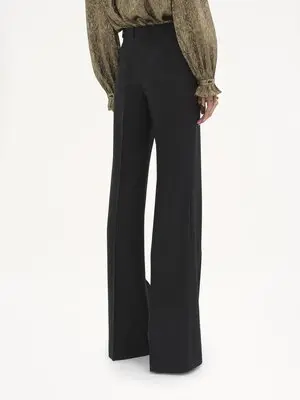 Chloé Flared Tailored Trousers - Black
