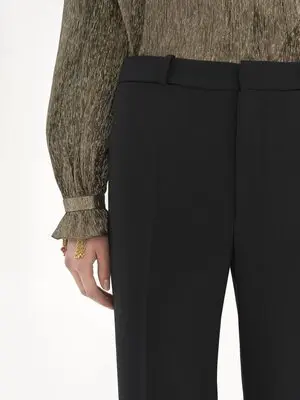 Chloé Flared Tailored Trousers - Black