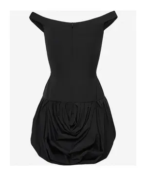 Magda Butrym Off-shoulder Puff Skirt Mini Dress