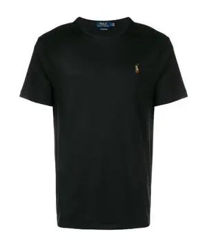 Polo Ralph Lauren Logo Embroidery T-shirt - Black