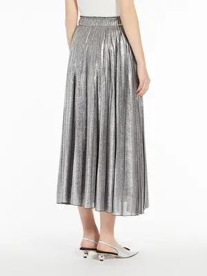 Max Mara Pleated Flared Midi Skirt