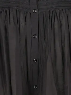 Isabel Marant Étoile Gathered Pleated Blouse - Black