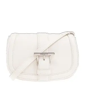 Alexander McQueen Mini T-bar Satchel Bag - White
