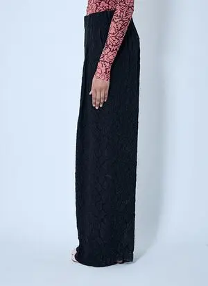 Dries Van Noten High Rise Wide Leg Pull-on Pants
