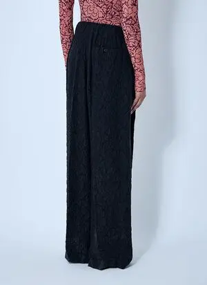 Dries Van Noten High Rise Wide Leg Pull-on Pants