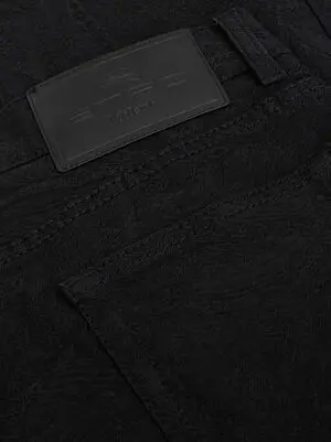 Etro Jacquard Denim Jeans